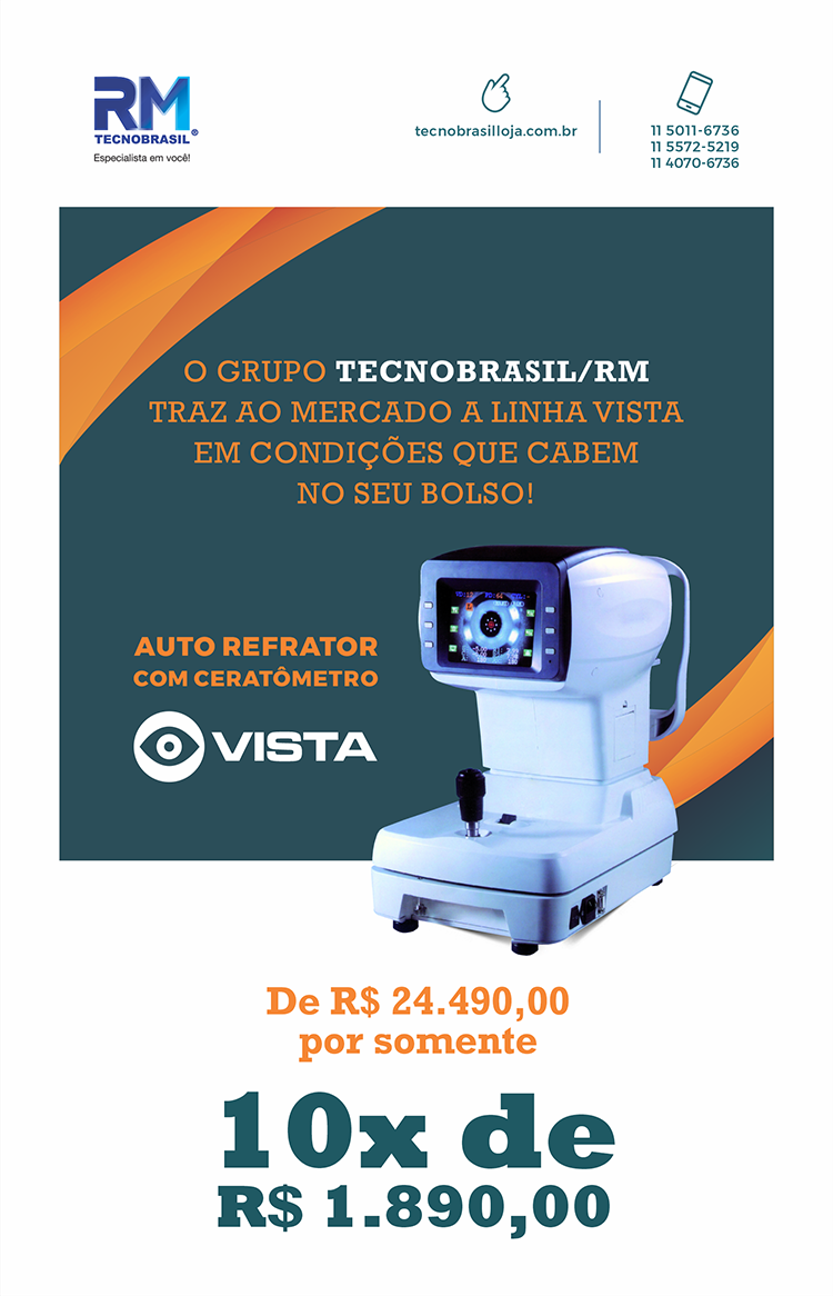 Portal Opticanet - Optometria - Auto Refrator Vista com Ceratômetro