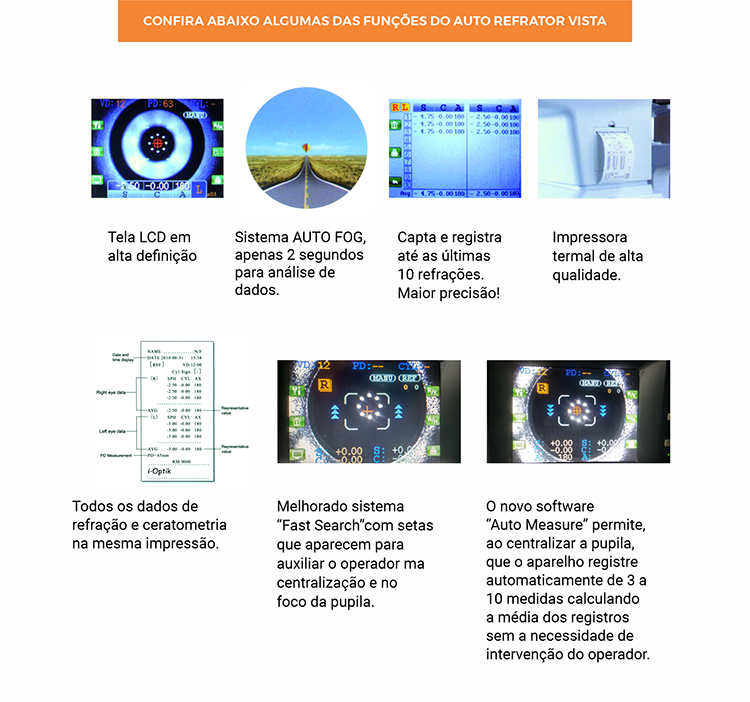 Portal Opticanet - Optometria - Auto Refrator Vista com Ceratômetro